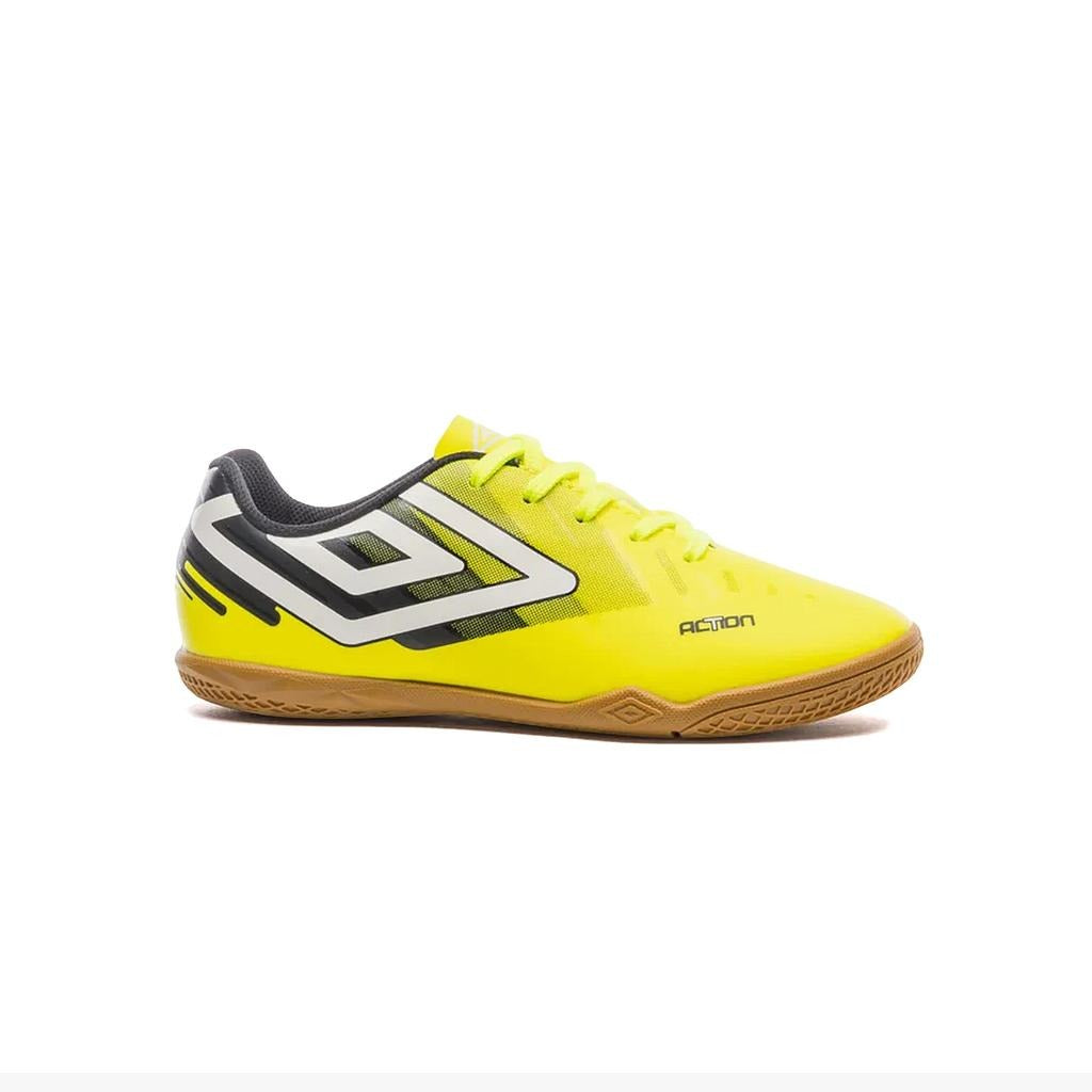 U07FB00285-612 Umbro Calzados Indoor Niños Futbol Action_Jr Limon/Negr ...